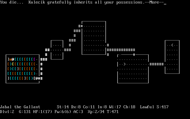 The CRPG Addict: NetHack: Documentation