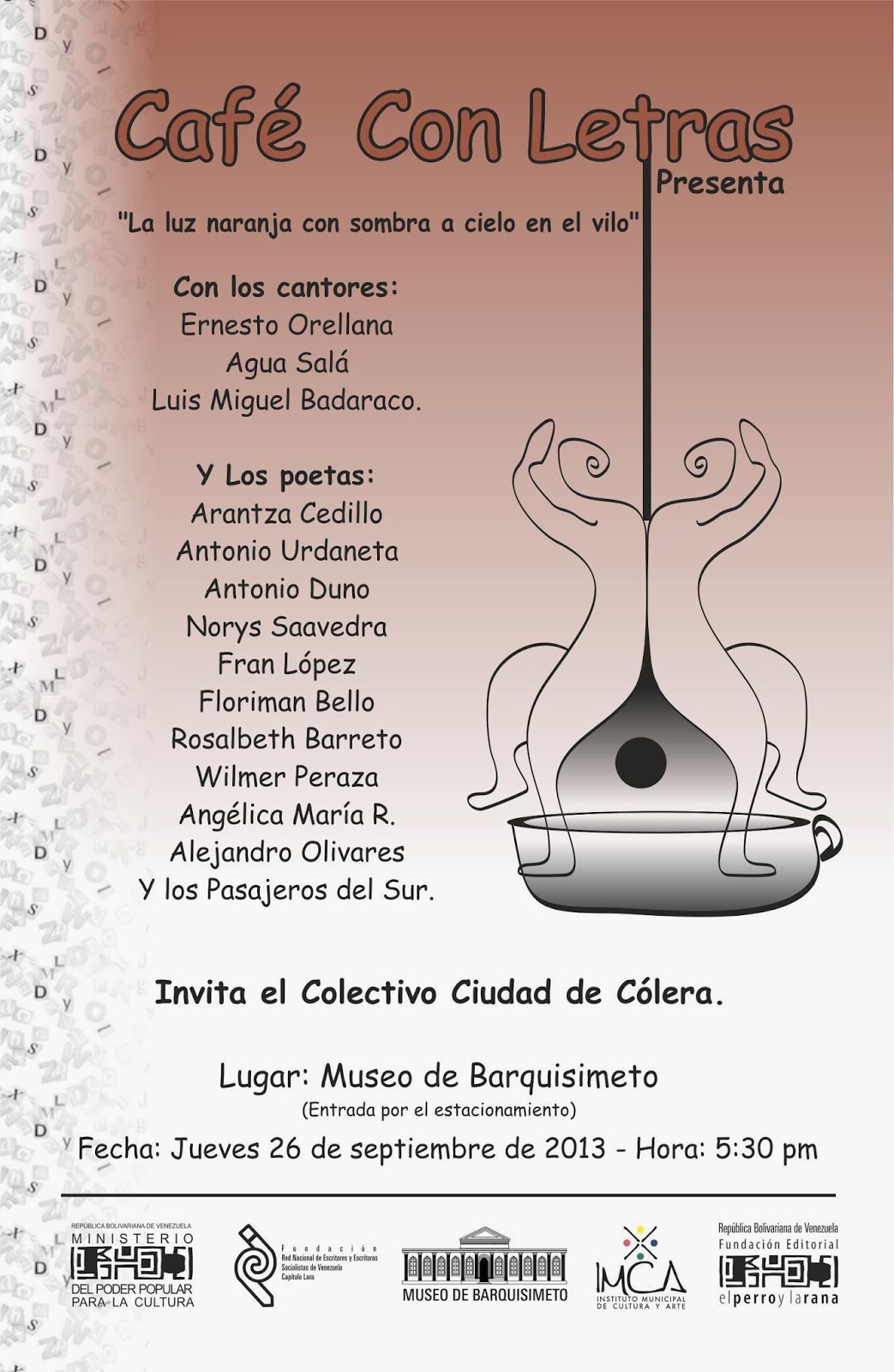 Ciudad de Cólera Ediciones: Café con Letras