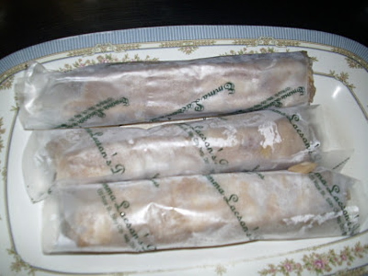 Emma Lacson's Delicacies: Much beloved Pili Nut Squares and Fresh Lumpia