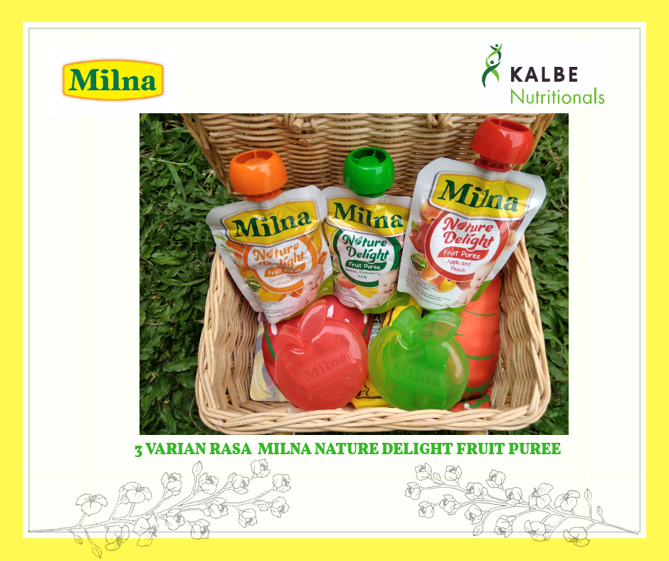 Dengan Milna Nature Delight Fruit Puree Kini Si Kecil Gampang Makan Buah