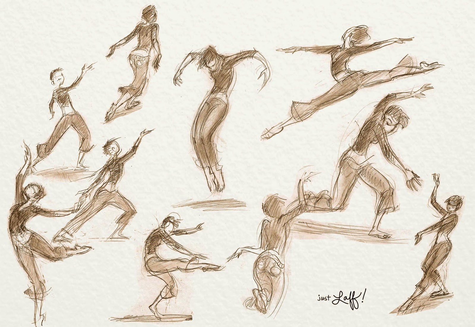 Inside The Beckaroo's Studio: 06.17.13 Dancing Drawings!