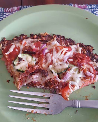 This Stitcher's Gotta Eat!!!! PURPLE Cauliflower Pizza Crust Recipe
