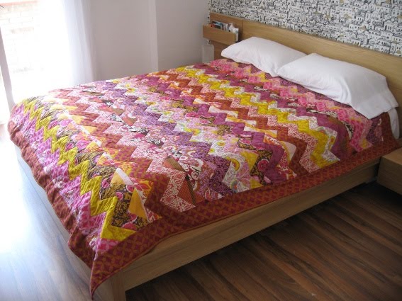 IDEAS PARA PATCHWORK: CUBRECAMAS Y EDREDONES CON PATCHWORK