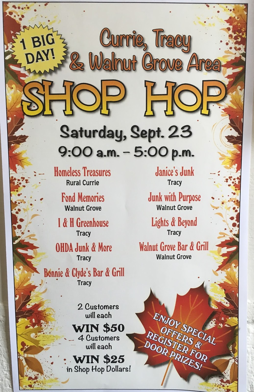 Fond Memories: Fall Shop Hop