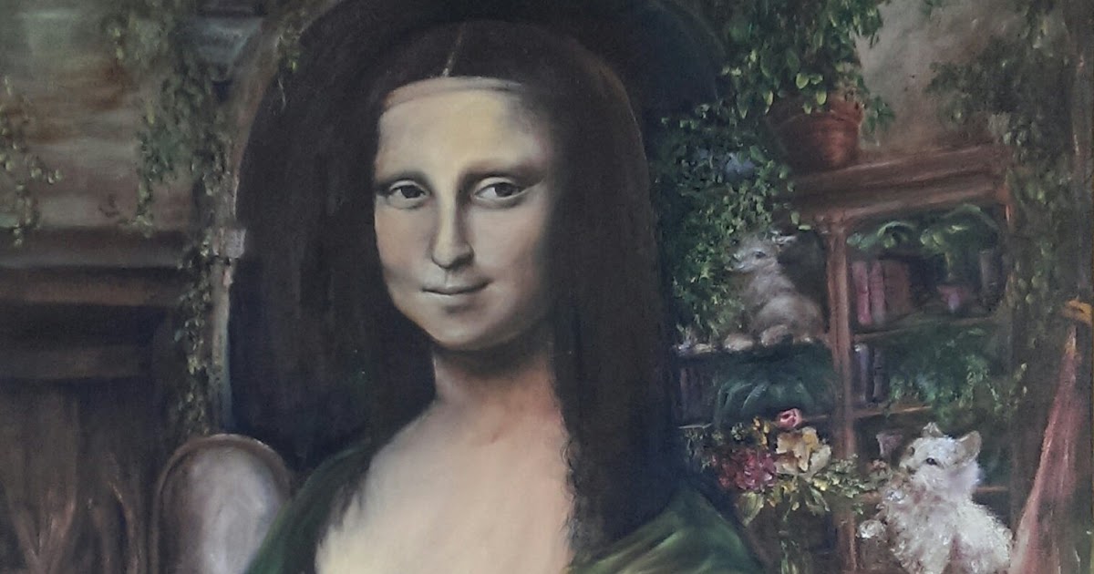 Argyle Fine Art: Breaking News: Mona Lisa was a Cat Lady