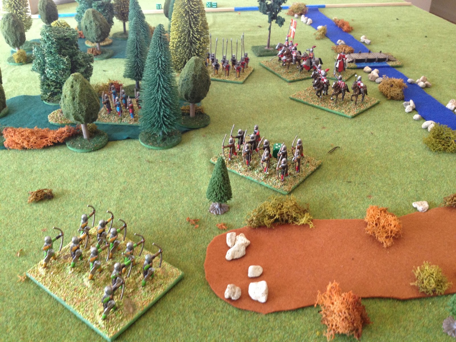 Grid based wargaming - but not always: Hundred Years War campaign - game 9