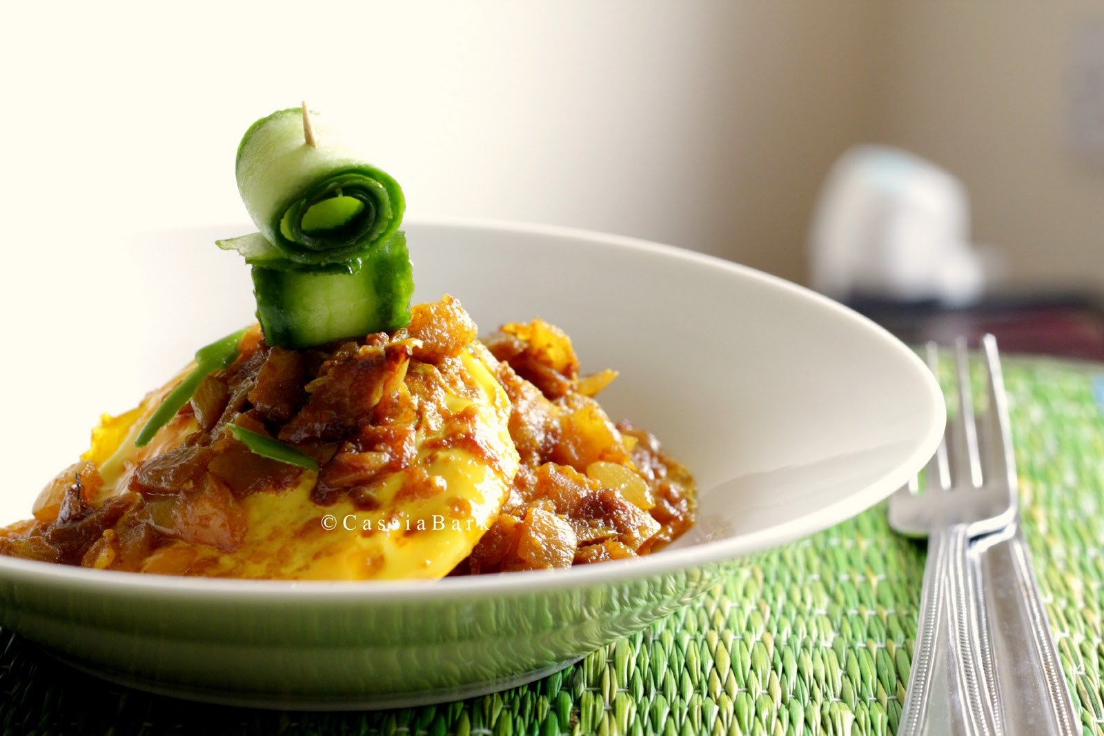 Cassia Bark: Curried Sunny Side Ups