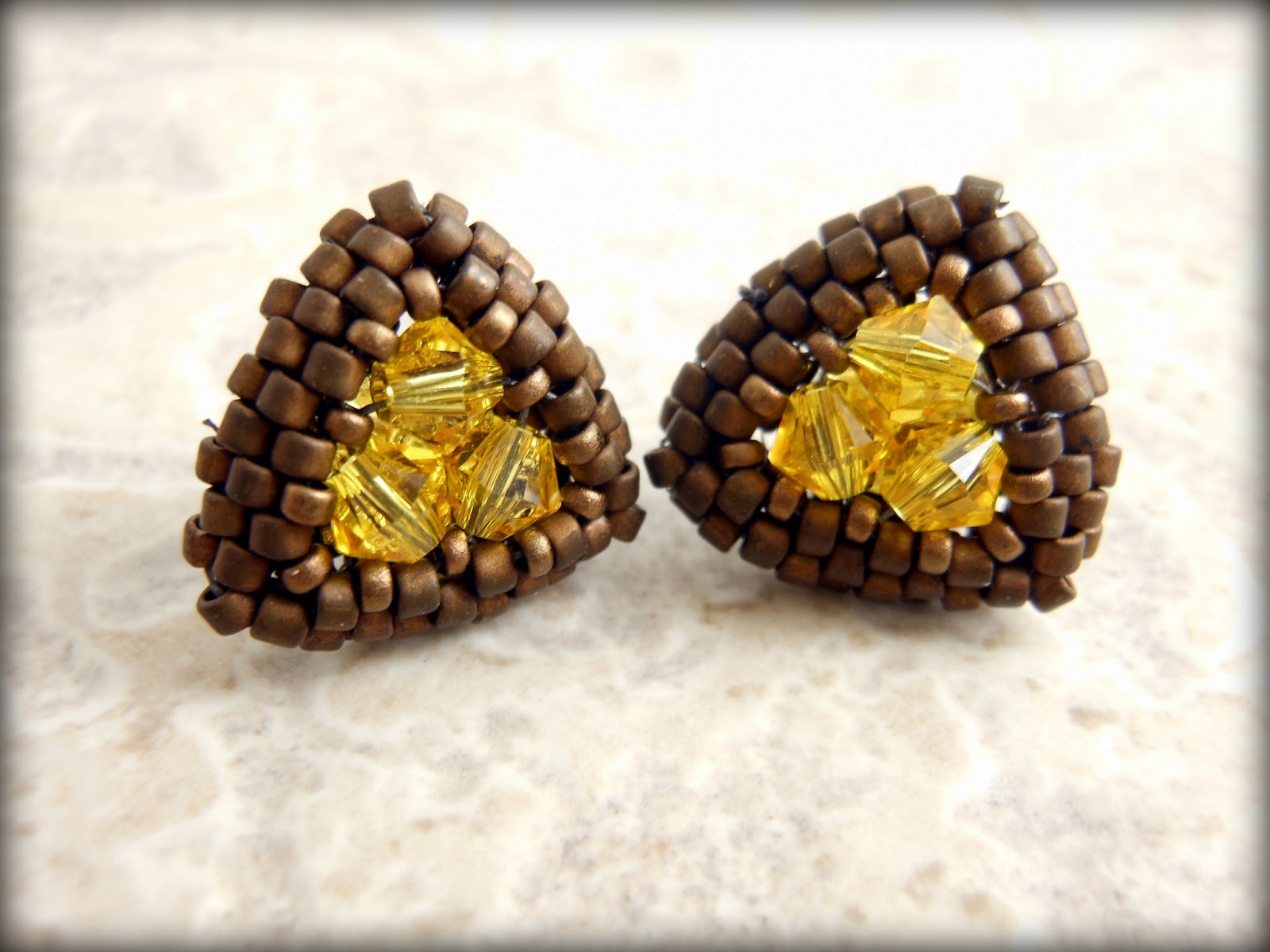 N.Z. Designs: Triangle Studs