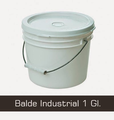 Balde Industrial c/Tapa Comercial y Asa de Metal 1GL - Catalogo LDH