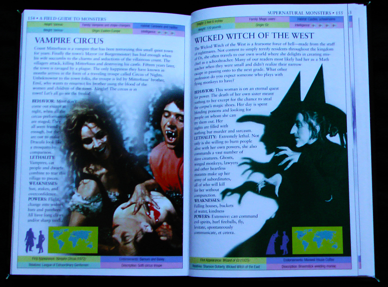 Horror Shock LoliPOP: Books: A Field Guide to Monsters by Dave Elliott