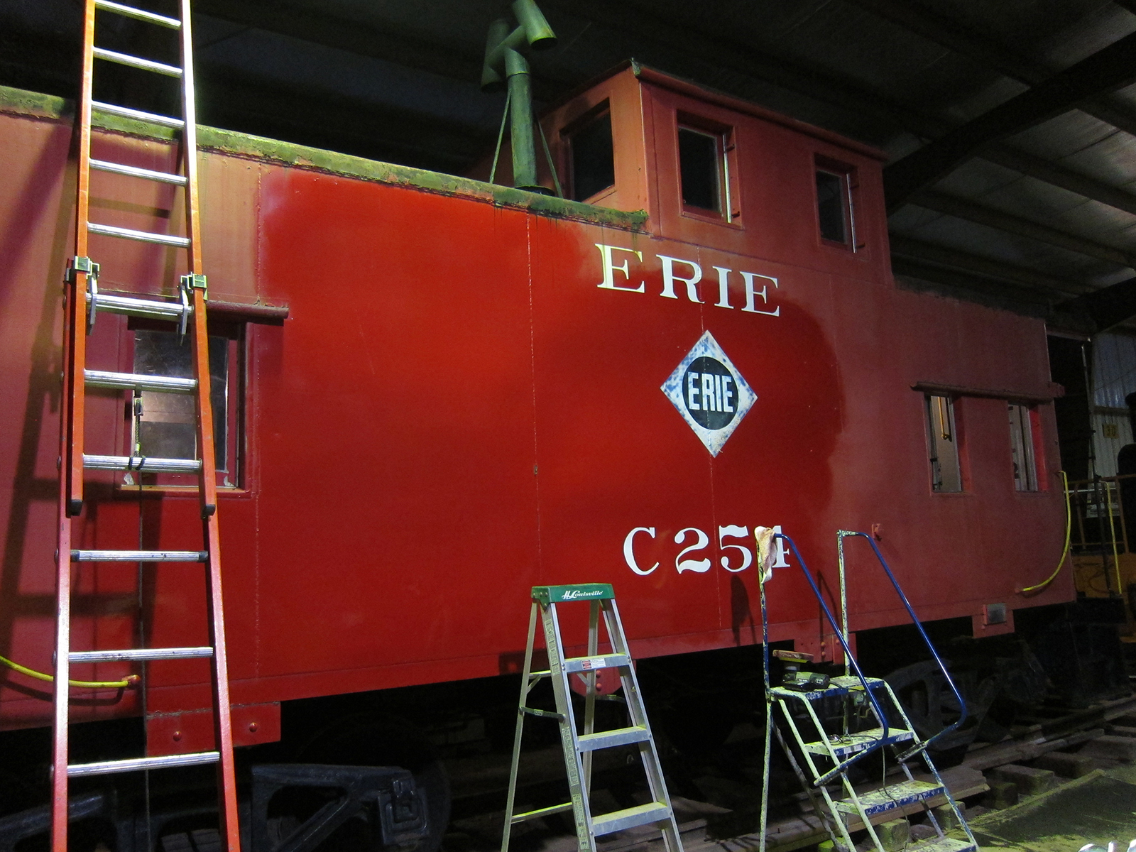 Time for a little maintenance - Erie #C254 - Rochester & Genesee Valley ...