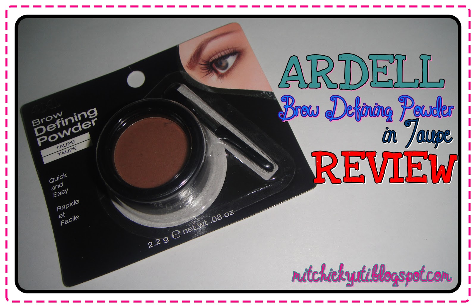 Your Beauty Diaries: REVIEW: Ardell Brow Defining Powder in Taupe