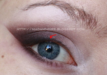 Madam Noire Makeup Studio: Tutorial: Smokey cateye