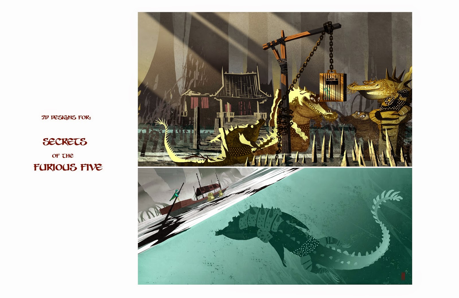 The art of : Art from Secrets of the Furious five