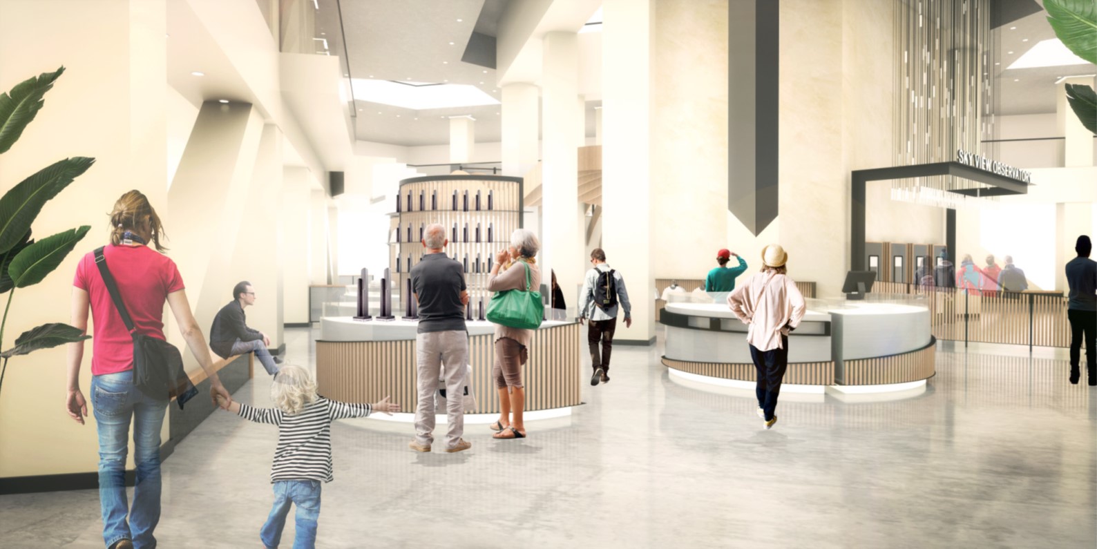 Sky View Observatory, Columbia Center Reveal New Experiences