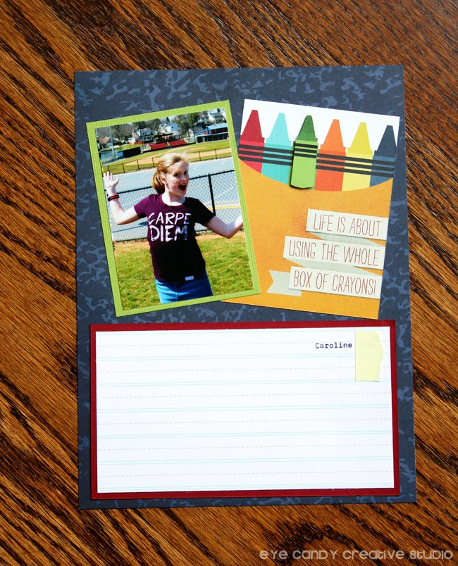 Eye Candy Creative Studio: CRAFT :: School Memories Book