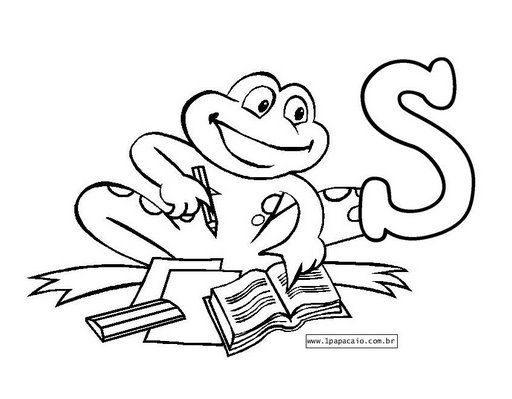 Aprende Brincando: Pintar - Letra S