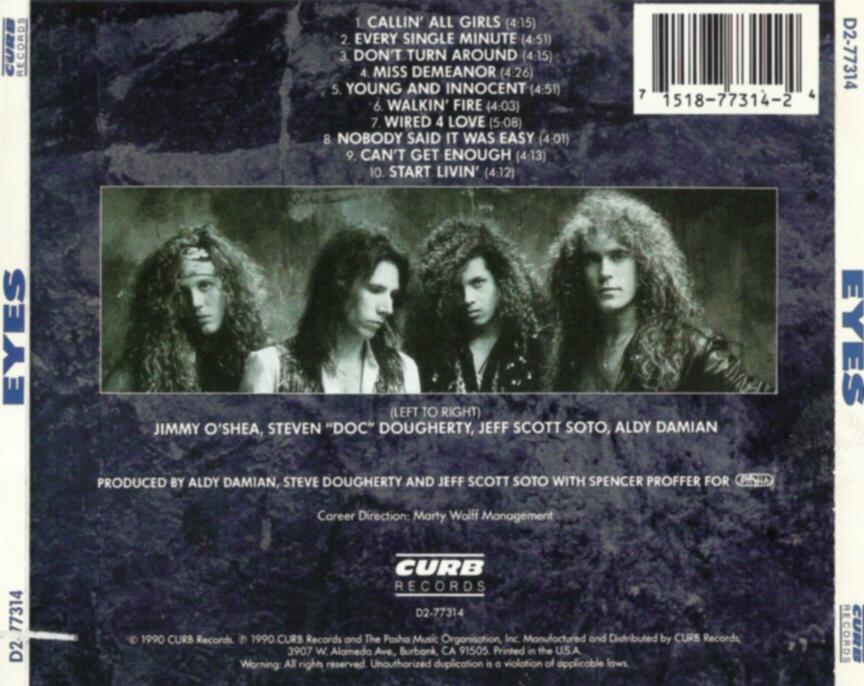 AOR Night Drive: Eyes - Eyes (1990)