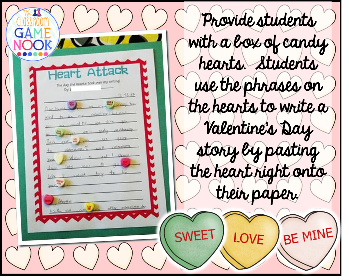 The Classroom Game Nook: 6 Ways to Use Candy Hearts for Valentine's Day