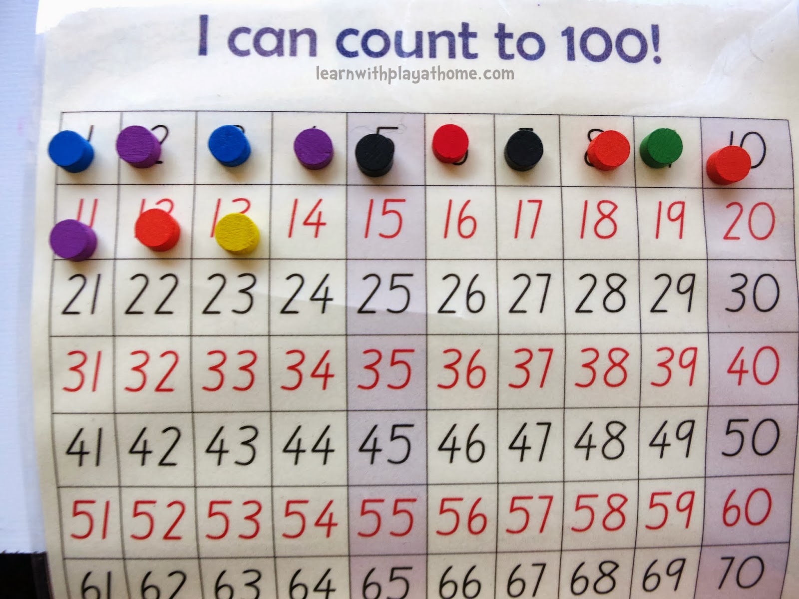 Learn with Play at Home: Learning teen numbers with Free Printable MAB ...