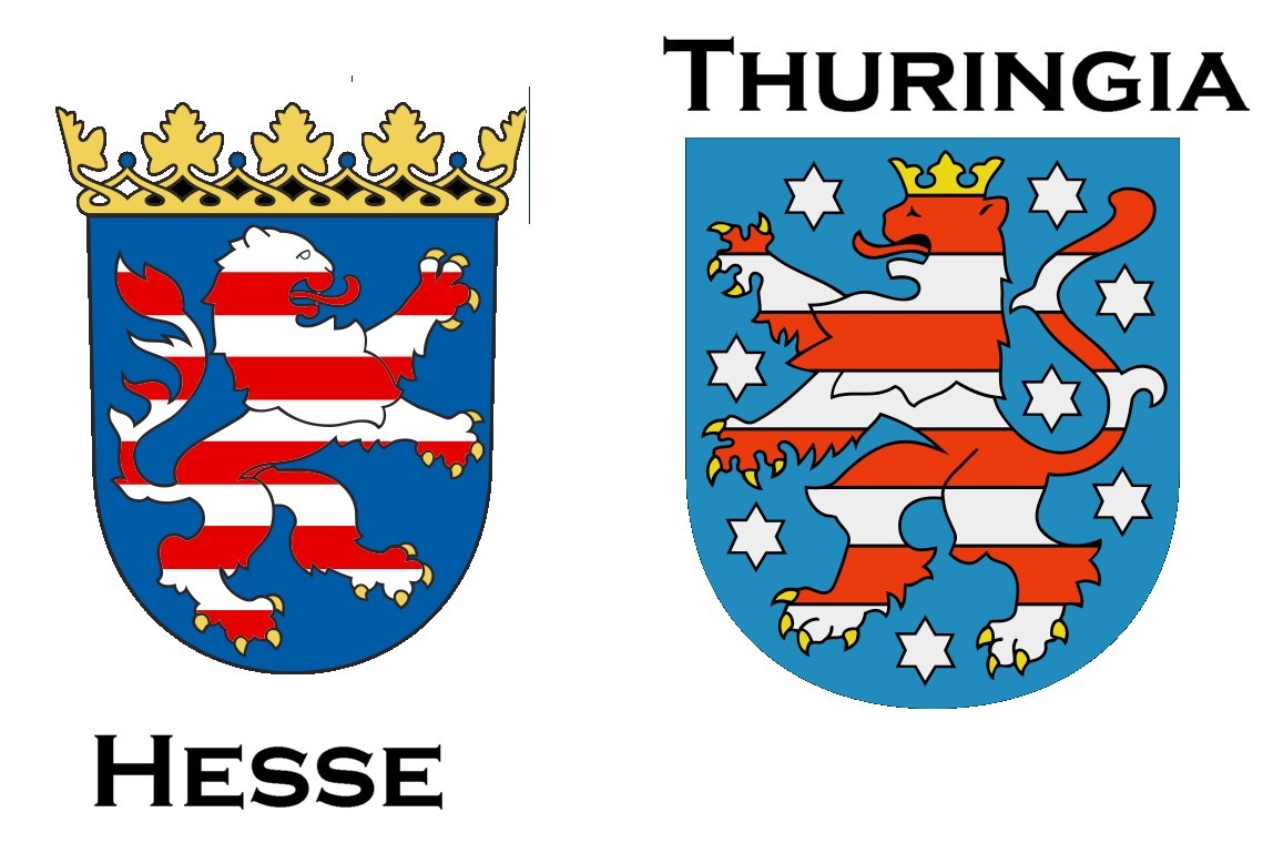 The Voice of Vexillology, Flags & Heraldry: Thuringia & Hesse: German ...