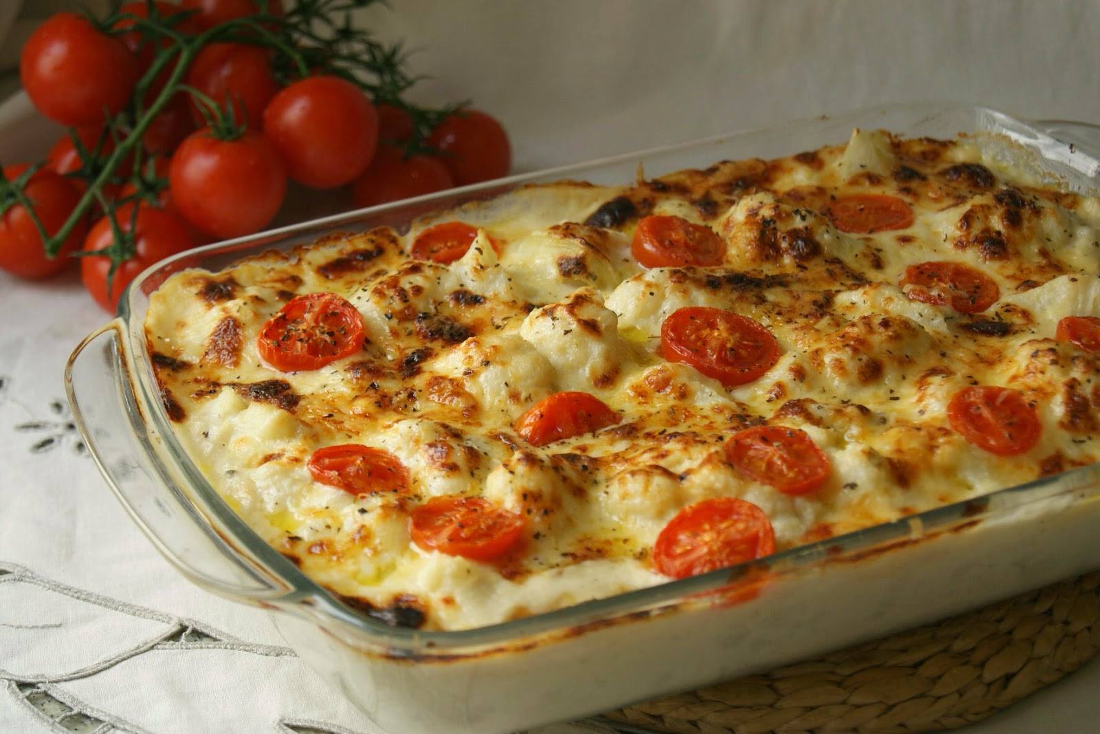 COLIFLOR HORNEADA CON VINO BLANCO Y ALMENDRAS