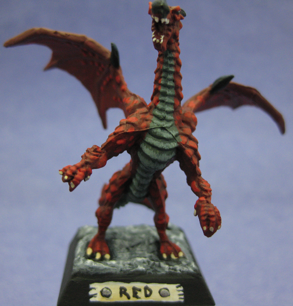Miniature Painting: Reaper Miniatures Dragon Hatchling Red - 77274