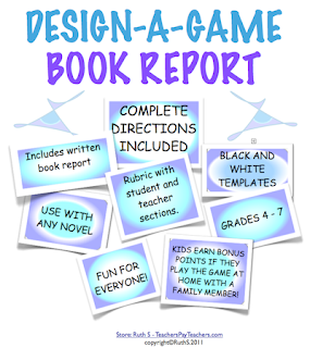 Teacher Park: Design-A-Game Book Report