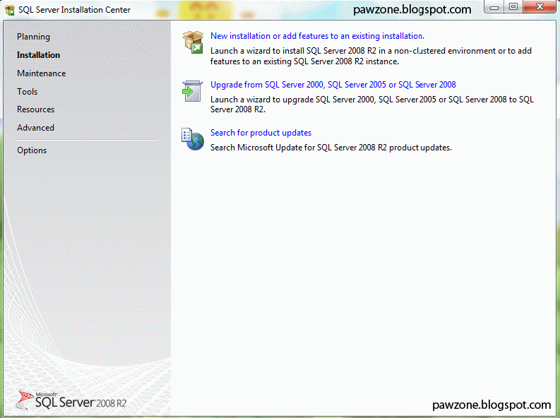 Tutorial Menginstall SQL Server Management Studio 2008 ~ PAW | programming-animation-website