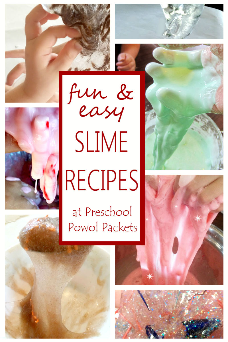 Slime Recipes ~ Fun & EASY Science Experiments | Preschool Powol Packets