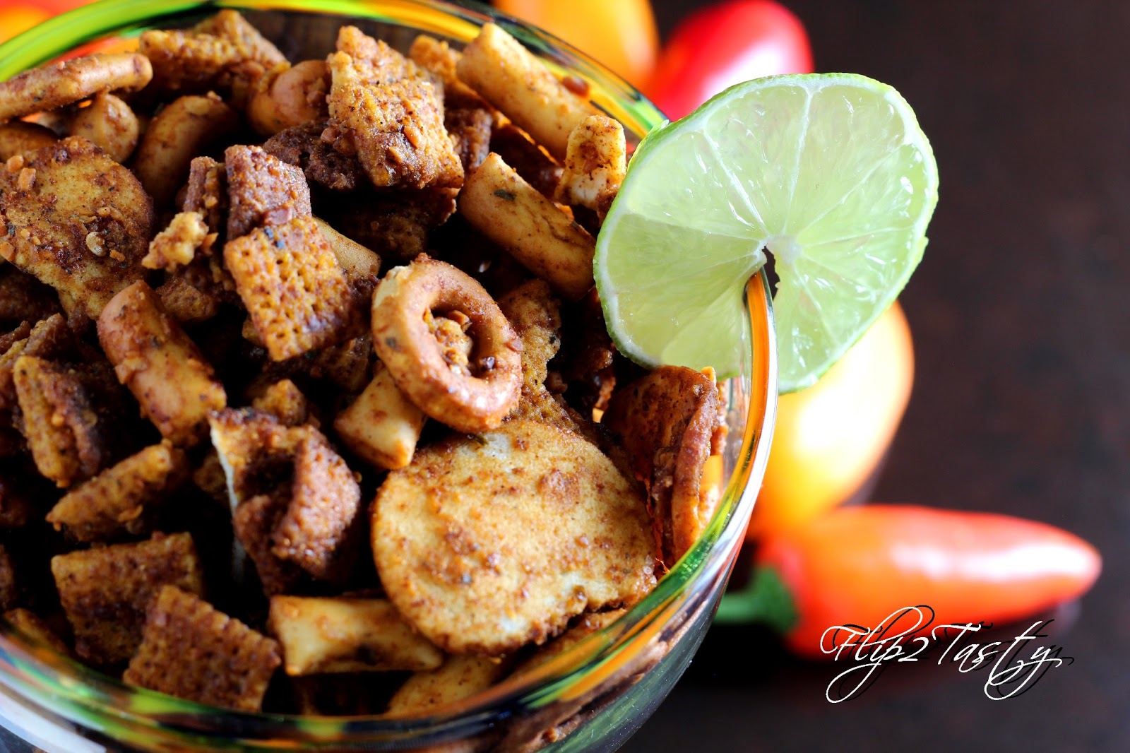 Flipped Chili-lime Snack Mix | Flip2Tasty