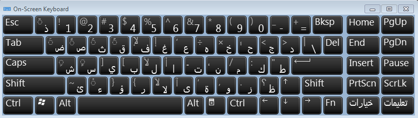 CaraDot Komputer : Cara Setting Tulisan Arab Pada Keyboard Windows 7
