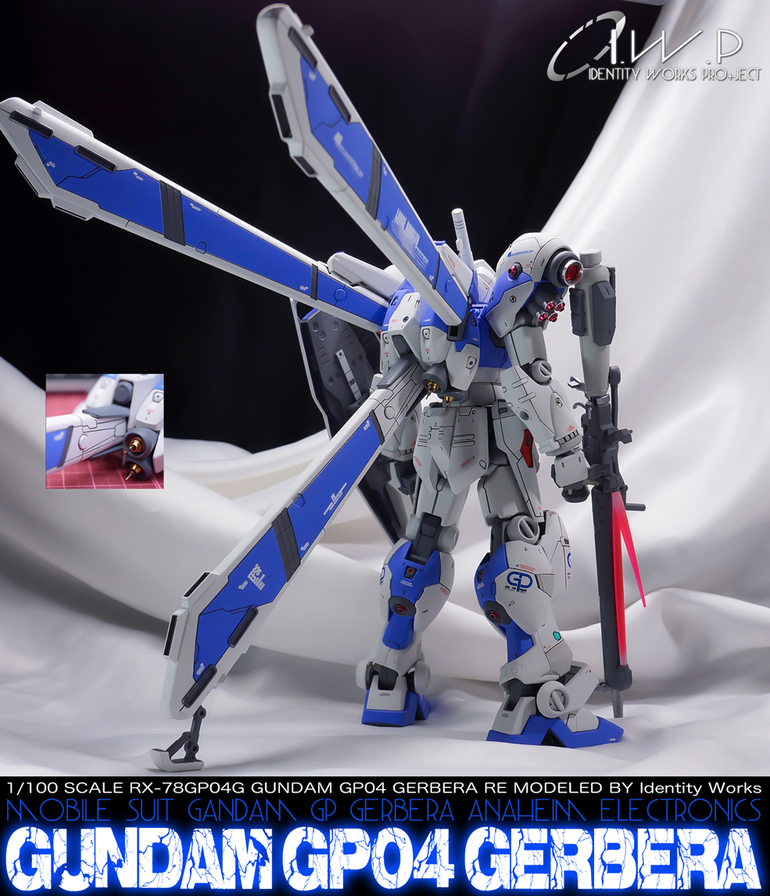 GUNDAM GUY: RE/100 RX-78 GP04G Gundam GP-04 (Gebera) - Customized Build