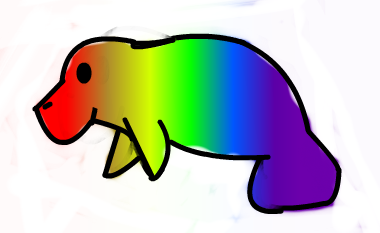 Rainbow Manatees: The Rainbow Manatee