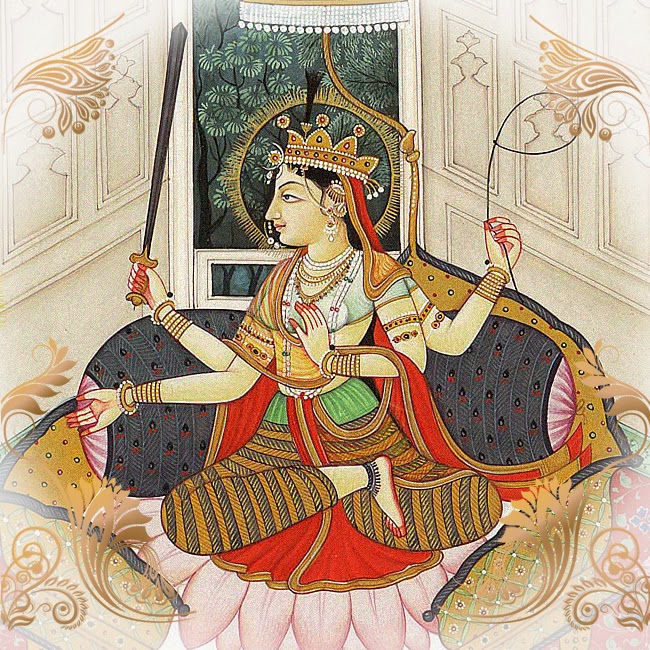 Goddess Bhuwaneshwari, mistress of the entire three worlds.