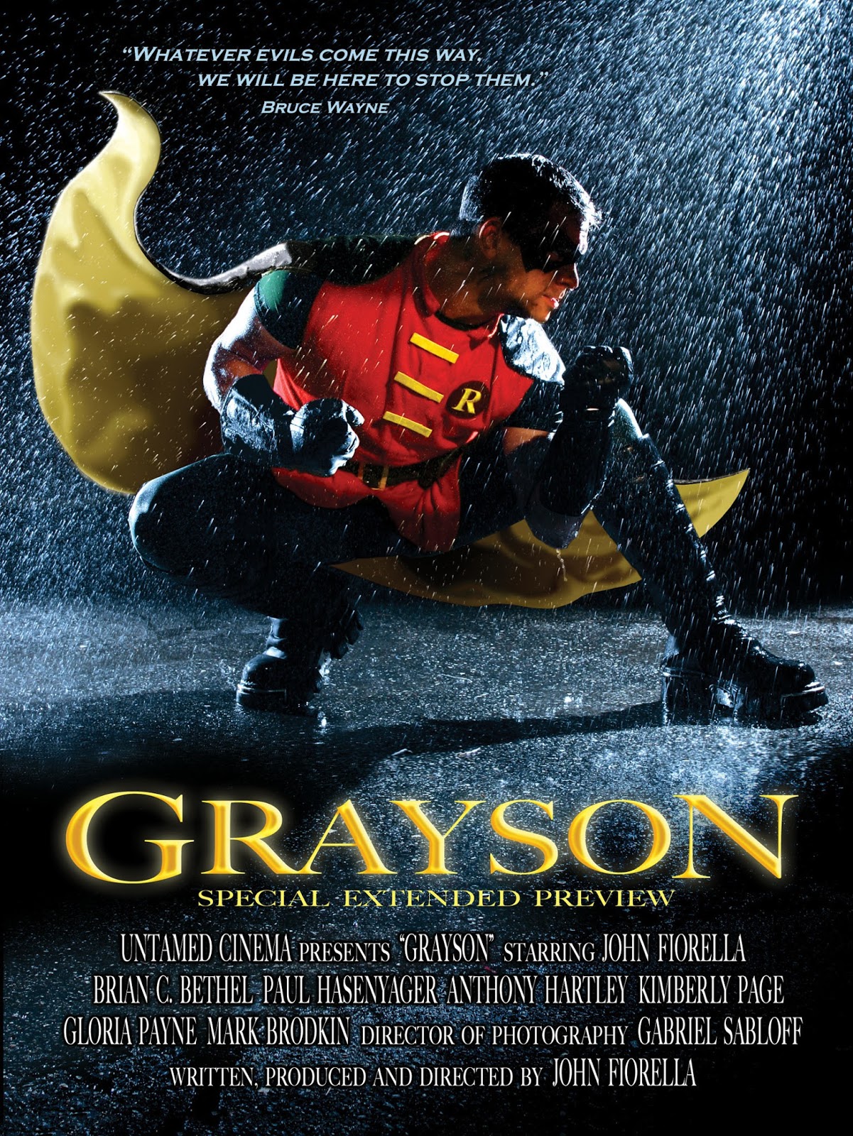 FAN FILM APRESENTA: GRAYSON, o “trailer” do filme do Robin que nunca ...