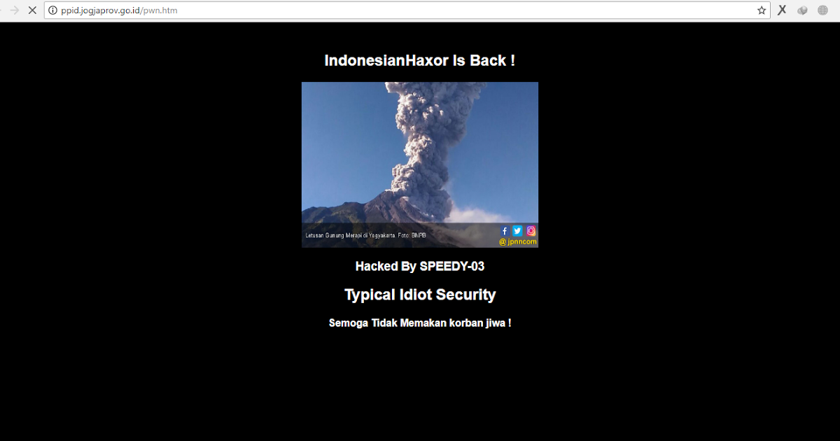 Tragedi Letusan Gunung Merapi Di Yogyakarta, Situs Pemerintah ...