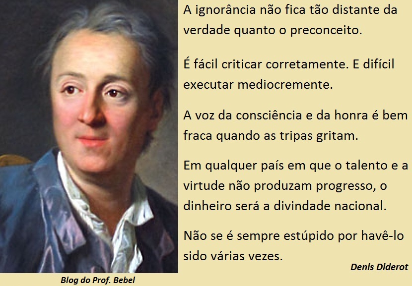 Blog do Professor Bebel: Há 231 anos morria o filósofo francês Denis ...