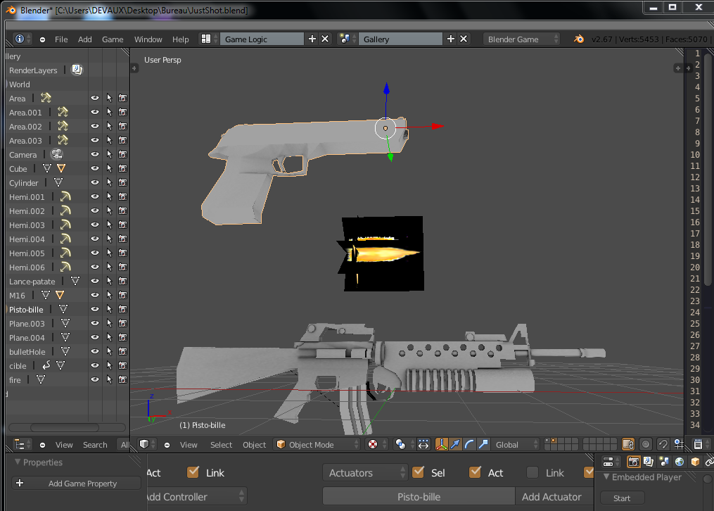 "Just Shot!" FPS blender game WIP - Works in Progress and Game Demos ...