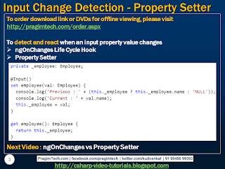 Sql server, .net and c# video tutorial: Angular input change detection using property setter ...