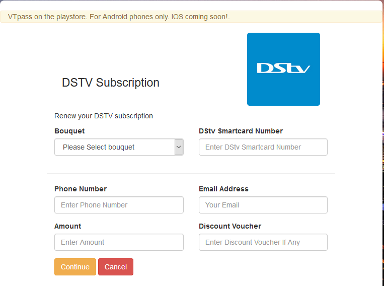 how to make your DSTV/GOTV/STARTIMES payment easy, safe and fast online ...