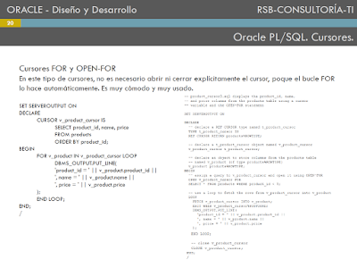 El Blog de Ricardo SB: Oracle: Repasando PL-SQL