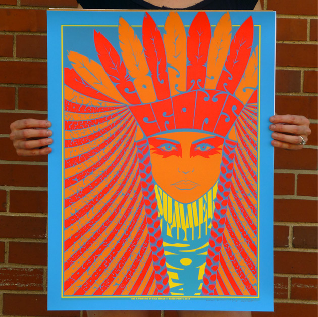 INSIDE THE ROCK POSTER FRAME BLOG: Kyler Baker Counting Crows, Grateful ...