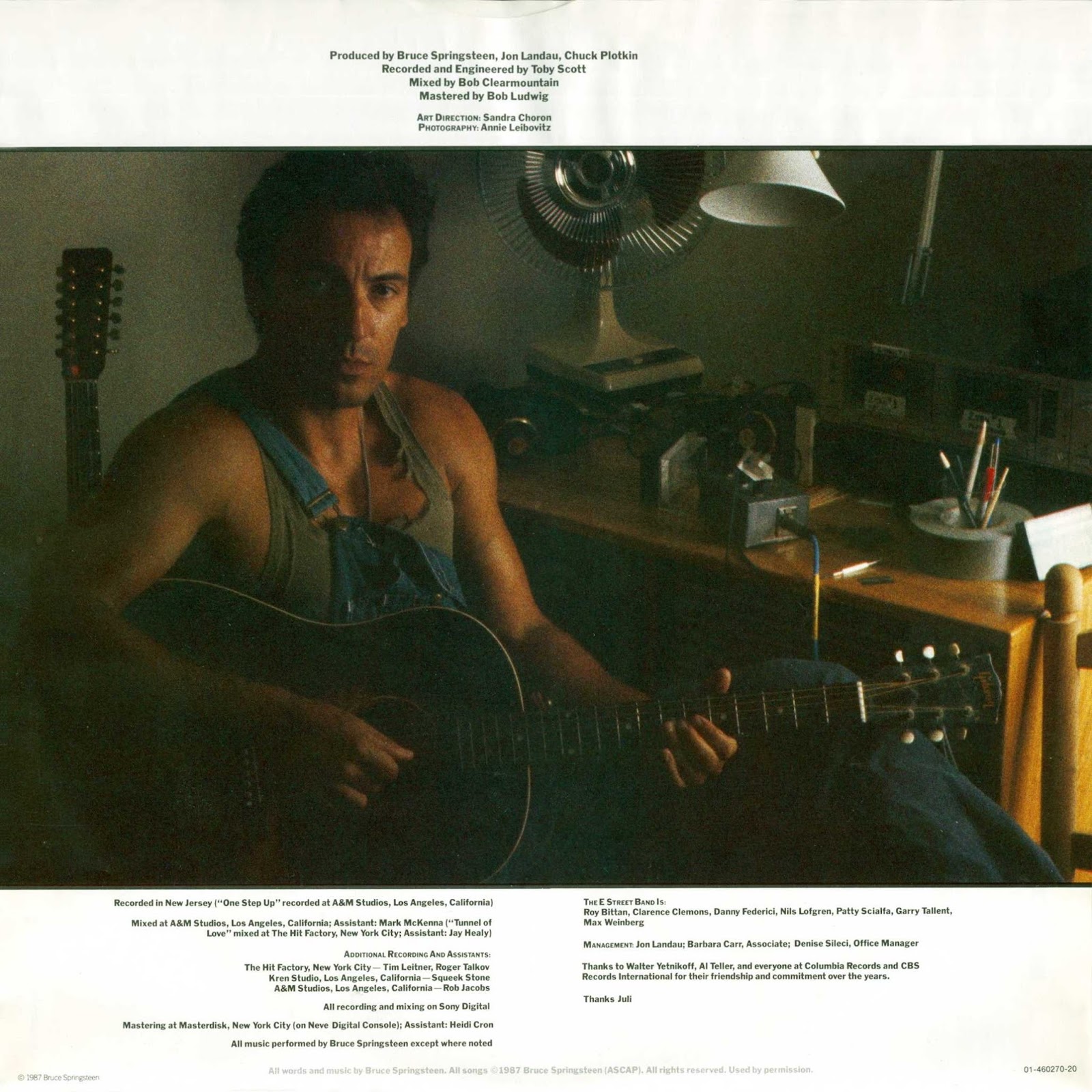 1987 Tunnel Of Love - Bruce Springsteen - Rockronología