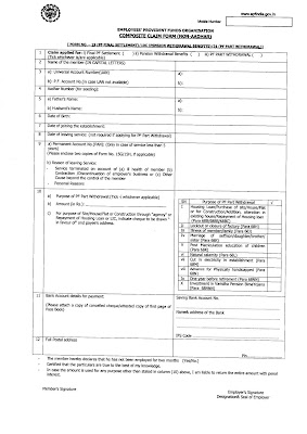 Introduction of Composite Claim Forms