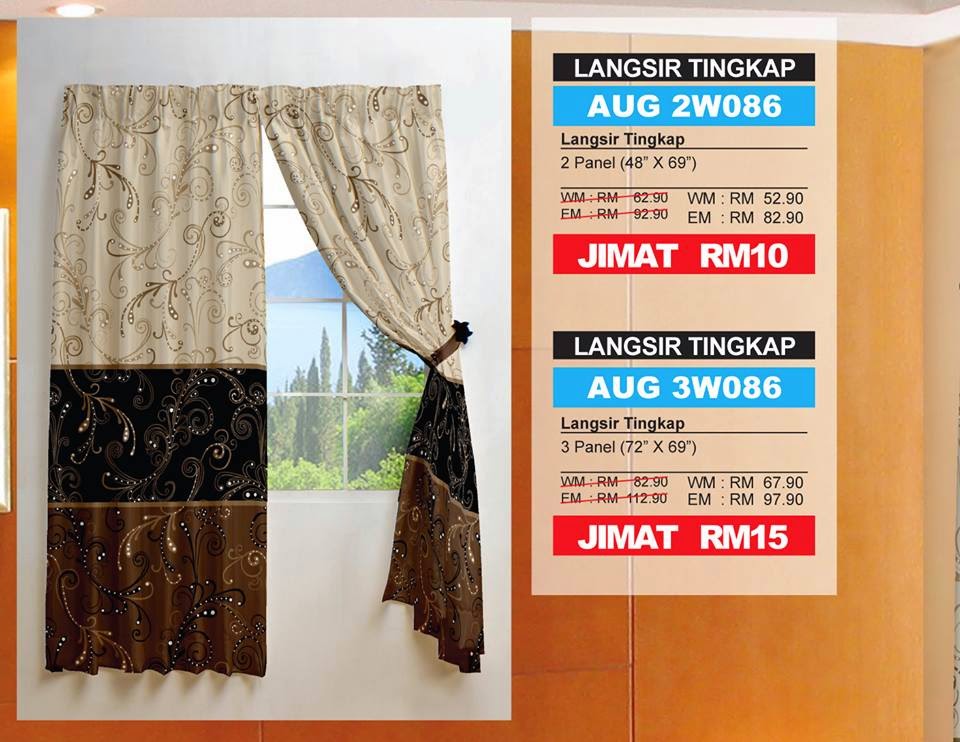 MARSHAENA COLLECTION: Langsir Tingkap (Ready Made)