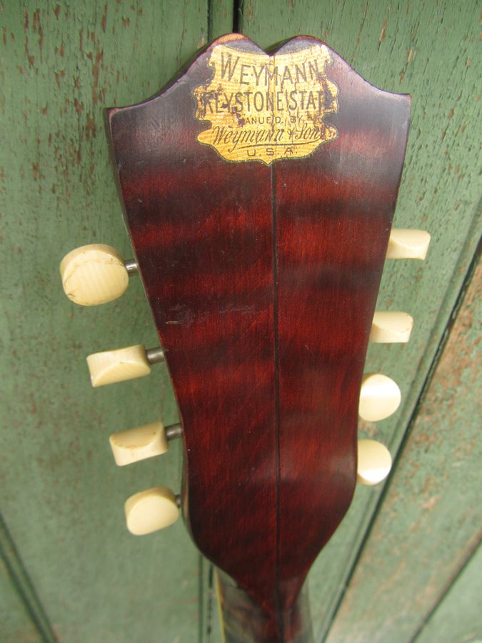c.1915 Weymann Style 50 Mandolute Mandolin