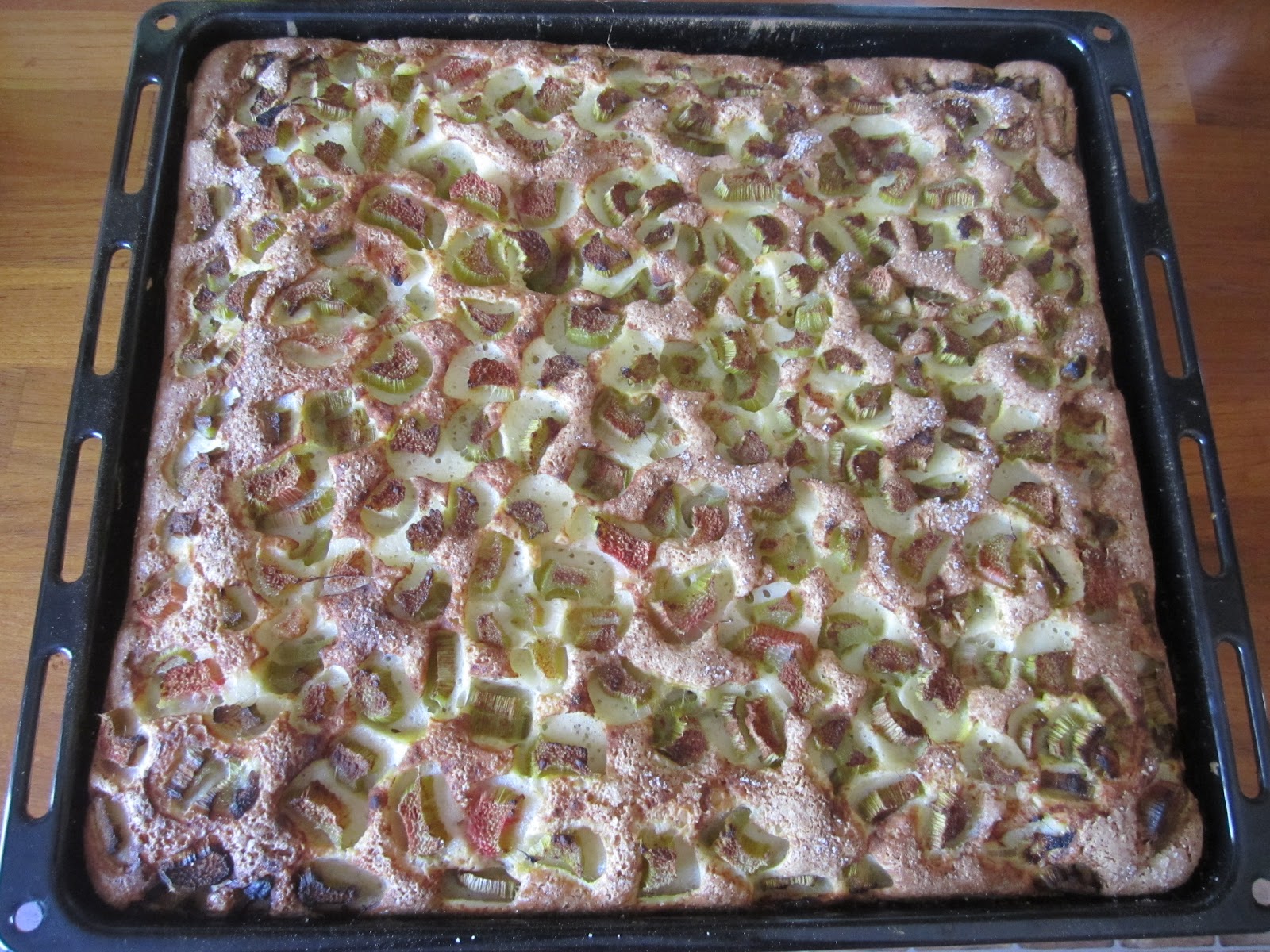 Gerly kokkab...: Rabarberi plaadikook