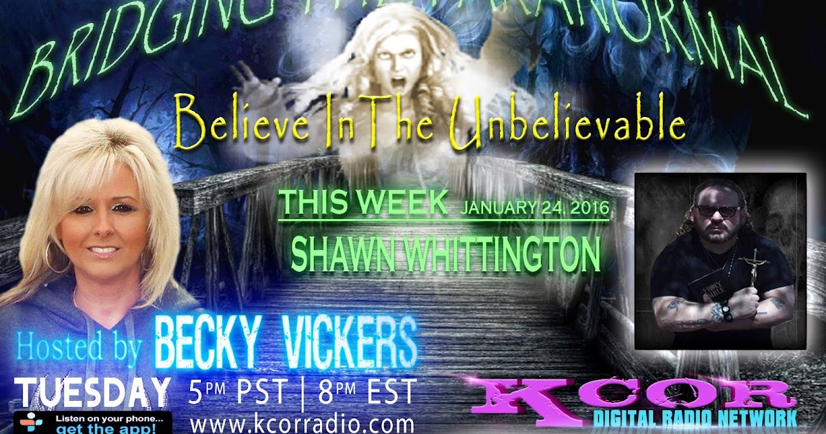 Becky Vickers(BECKS) - Everyday Ghost Hunters/Goatman's Bridge Ghost ...