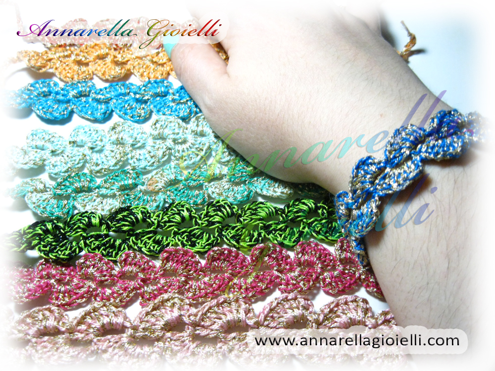 Annarella Gioielli: Tutorial Uncinetto | Bracciali per l'estate ...